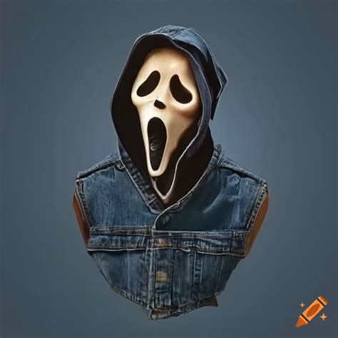 Denim Vest Wearing Ghostface