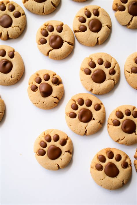 Peanut Butter Paw Print Cookies