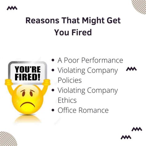 9 Major Reasons And Signs You Will Be Fired Soon The Career Mum
