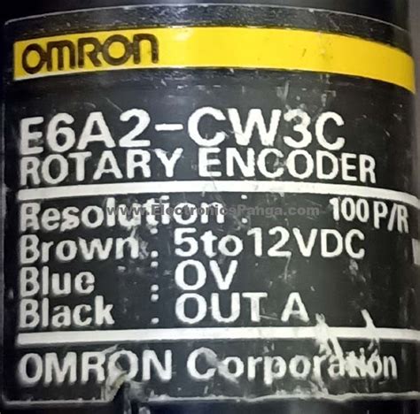 Omron E6a2 Cw3c 5 12v Dc 4 Wires Rotary Encoder Re16 Star International
