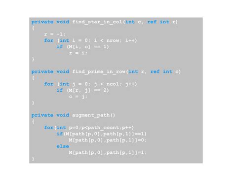 ppt munkres assignment algorithm for minimal cost assignment problem