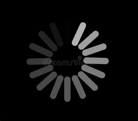 Loading Icon Flat Design Vector Stock Vector Illustration Of Process