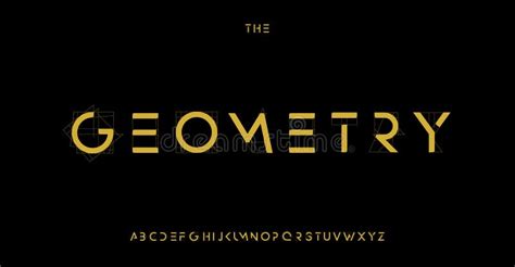 Geometric Futuristic Innovative Alphabet Sparse Sans Serif Letters Clean Minimalist Font For