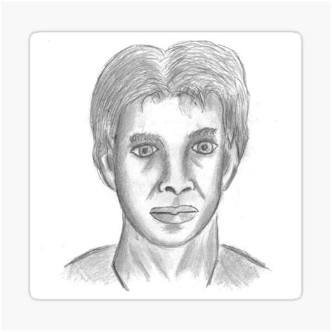 A Portrait Of Thomas Lime Sticker By Morfas Redbubble