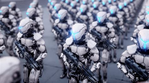 Military Robot Soldiers