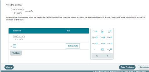 Solved Prove The Identity Cot X Cot Xcsc X Cos X Note Chegg