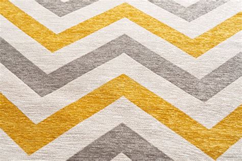 Colorful Fabric Texture With Zigzag Geometric Pattern Print Background