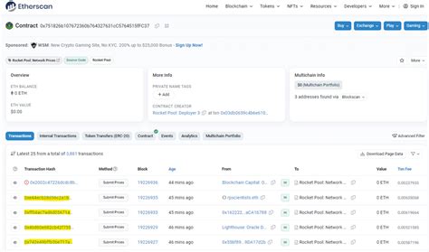 Claiming Node Operator Rewards Rocket Pool