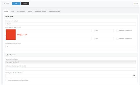Trunk Between PABX Configuration FreePBX Community Forums