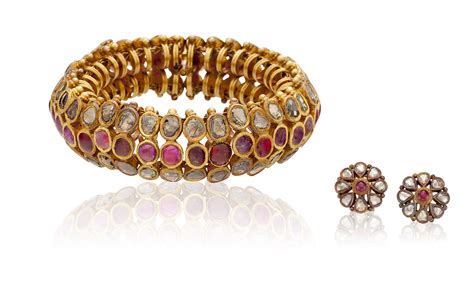 A Set Of Diamond And Gem Set Indian Jewelry Christies