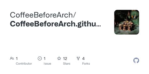 GitHub CoffeeBeforeArch CoffeeBeforeArch Github Io