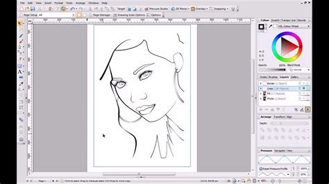 Serif Drawplus X6 Tutorial Pen And Pencil Drawing Youtube