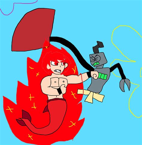 Kyle Fighting Robot In Bikini Bottom By Supersaiyanplusultra On Deviantart