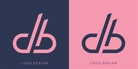 Letter Db Logo Design Template 44298234 Vector Art At Vecteezy