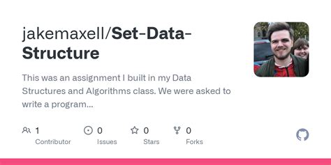 github jakemaxell set data structure this was an assignment i built in my data structures and