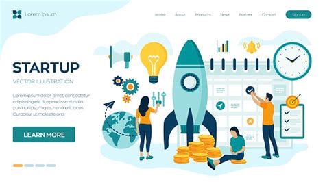 스타트업 비즈니스 프로젝트 출시 기획과 전략 시간 관리 실현을 통한 아이디어 스타트업의 팀워크 우주선으로 개념을 시작합니다