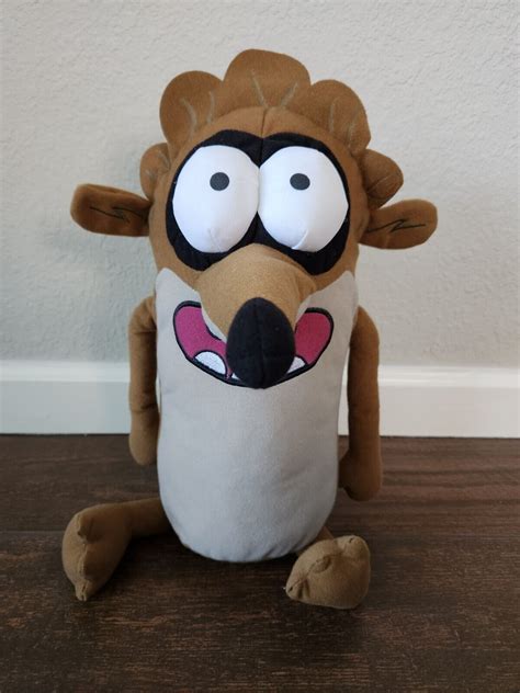 18 Cartoon Network Regular Show Rigby Raccoon Plush Doll By Toy