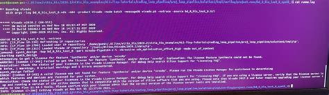 vitis hls error [common 17 69] command failed run synth 1 has not