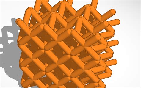 3d Design Codeblocks Lattice Structure 01 Tinkercad