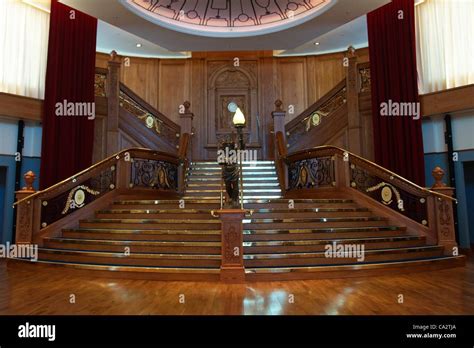 An Authentic Near Replica Of Rms Titanics Ornate Grand Staircase