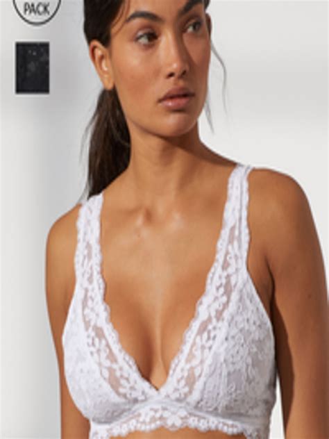 Buy Handm Women 2 Pack Soft Lace Bras Bra For Women 12629664 Myntra