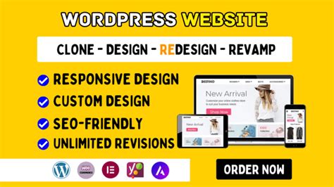 Design Or Redesign Build Copy Create Revamp Clone Wordpress Website By Fatima Lahori Fiverr