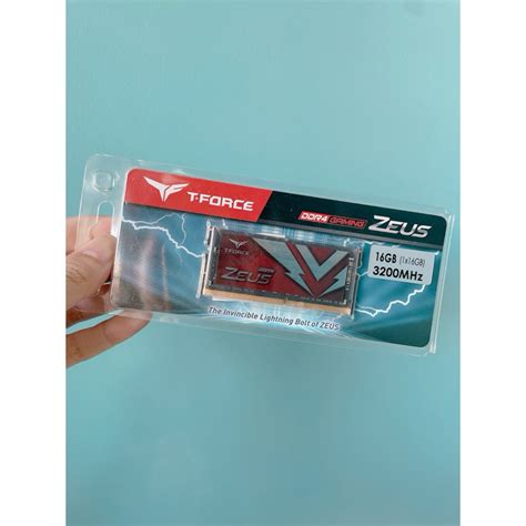 Ram Ddr4 3200 Nb 16gb Team Zeus มือสอง T Force แรมสำหรับโน๊ตบุ๊ค Notebook Shopee Thailand