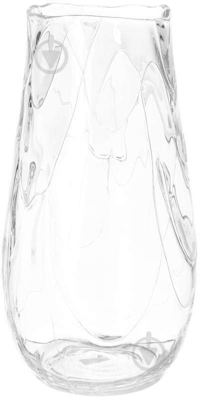 ᐉ Ваза скляна Wrzesniak Glassworks Luster 17 8055a 38 см прозора • Краща ціна в Києві Україні