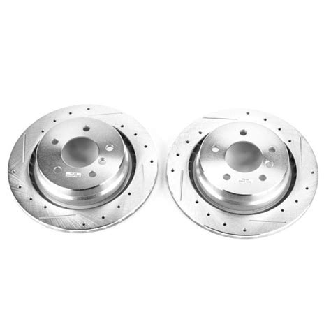 Power Stop 95 99 Bmw M3 Rear Evolution Drilled And Slotted Rotors Pair