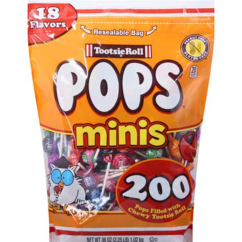 Tootsie Roll Pops Pops 18 Flavors Minis Smart And Final