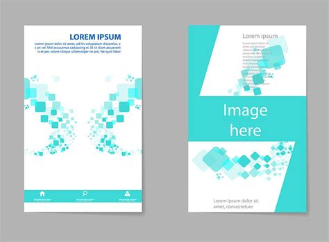 비즈니스 트라이 배 브로셔 디자인 블루 기업 벡터 Eps Ai Uidownload