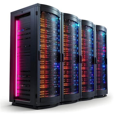 Premium Photo 3d Render Cpu Data Center 3d Illustration