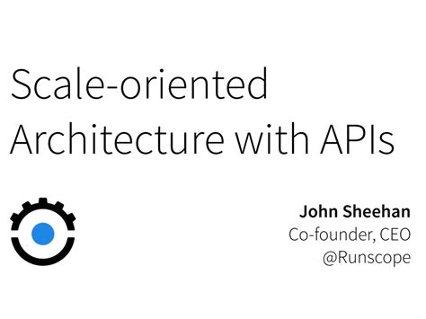 Scale Oriented Architecture With Microservices Speaker Deck