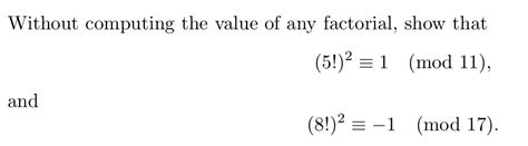 Solved Without Computing The Value Of Any Factorial Show