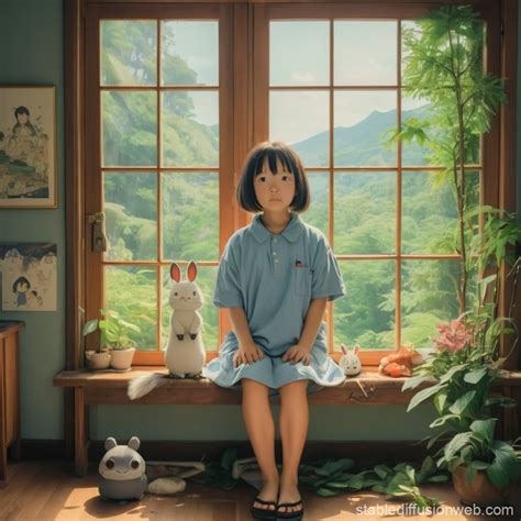 Studio Ghibli Inspired Photo Stable Diffusion Online