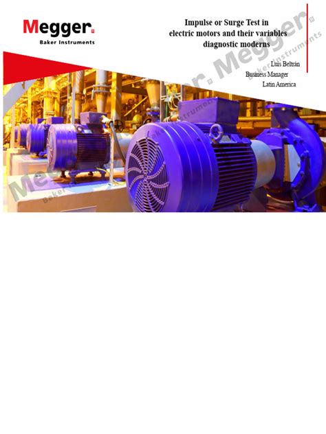 Impulse Or Surge Test In Electric Motors And Their Modern Diagnostic