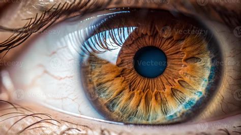 Human Eye Macro Close Up Detailed Iris Photography For Medical