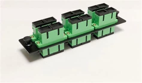 6 Port Sc Duplex Optical Fiber Adapter Panel Adapter Plate Fiber Optic