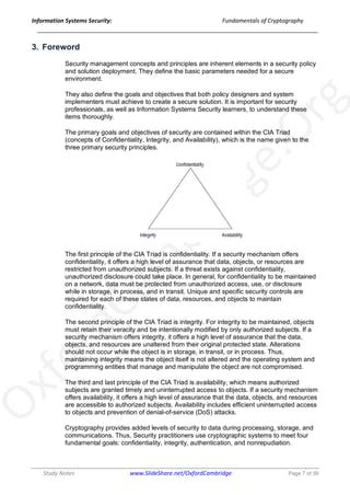 Defining Cryptography Cryptography Fundamentals PDF