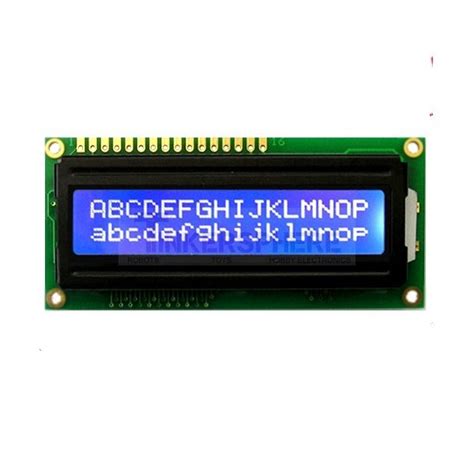 9 99 16x2 LCD Module White Text Blue Backlight Tinkersphere