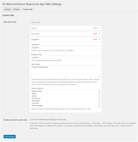Woocommerce Myaccount Ajax Tabs Wp Plugins Ft Ajax And Tabs Envato