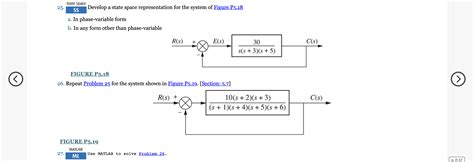 Solved 25 State Space SS Develop A State Space Chegg Com