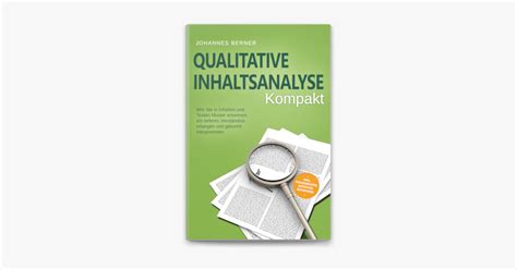 ‎qualitative Inhaltsanalyse Kompakt Wie Sie In Inhalten Und Texten