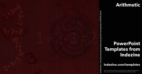 Arithmetic PowerPoint Template