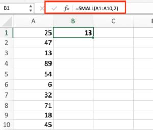 Master Excel S SMALL Function Find Lowest Values Like A Pro
