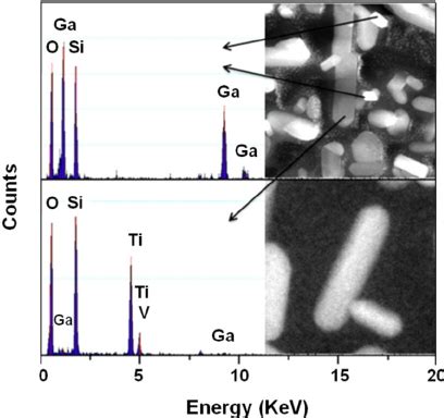 EDX Spectra On Different Nano Particles Of The TiO 2 Thin Film With Download Scientific Diagram