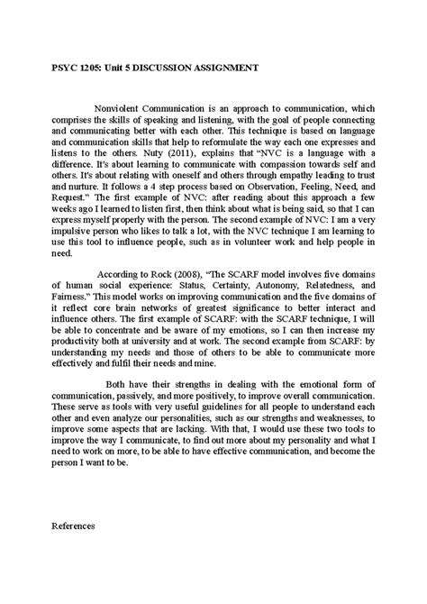 psyc 1205 unit 5 df assignment number 10 psyc 1205 unit 5 discussion