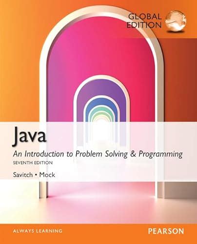 Java Global Edition Savitch Walter 9781292018331 Abebooks