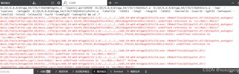 Qt 构建报错 Undefined Reference To Xxxqt Undefined Reference To Csdn博客
