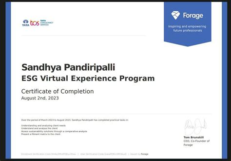 Sandhya Pandiripalli On Linkedin Sustainable Client Egs Tcs